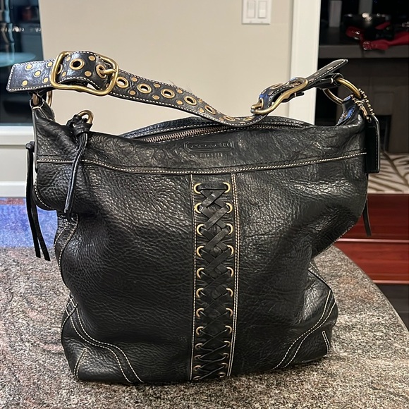 Coach | Bags | Vintage Coach All Leather Hobo Bag | Poshmark